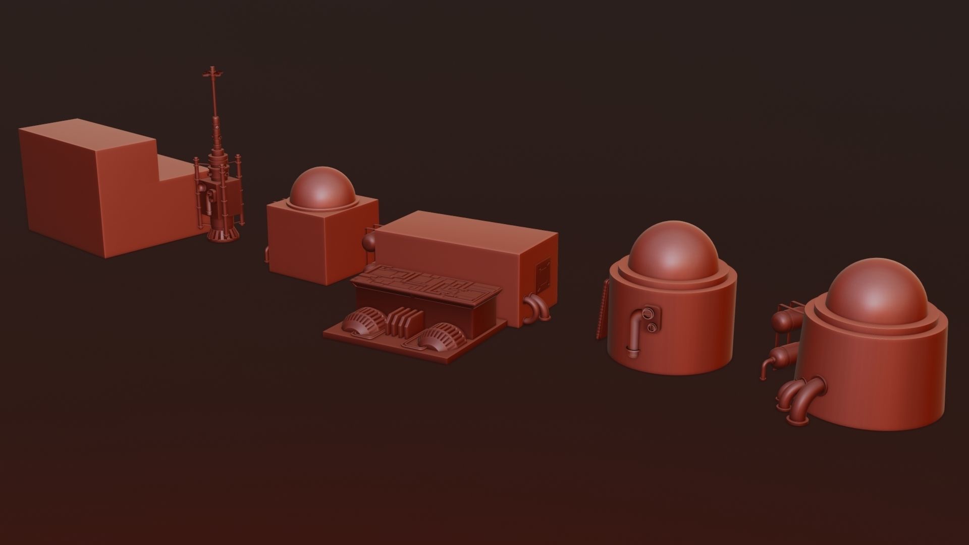 3D model star wars tatooine buildings VR / AR / low-poly | CGTrader