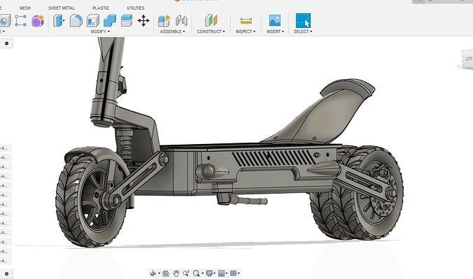 Electric Scooter 3D model 3D printable | CGTrader