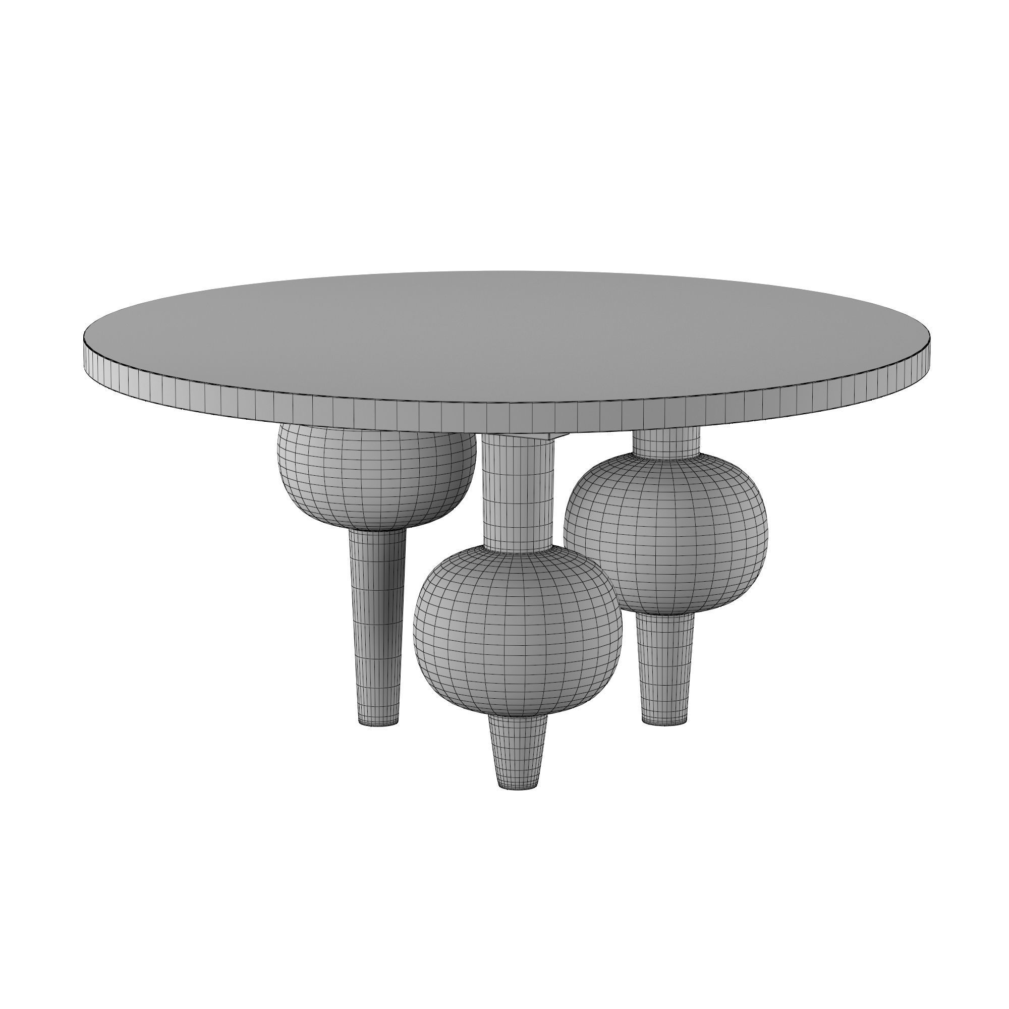 Julie Dining Table 3D model | CGTrader