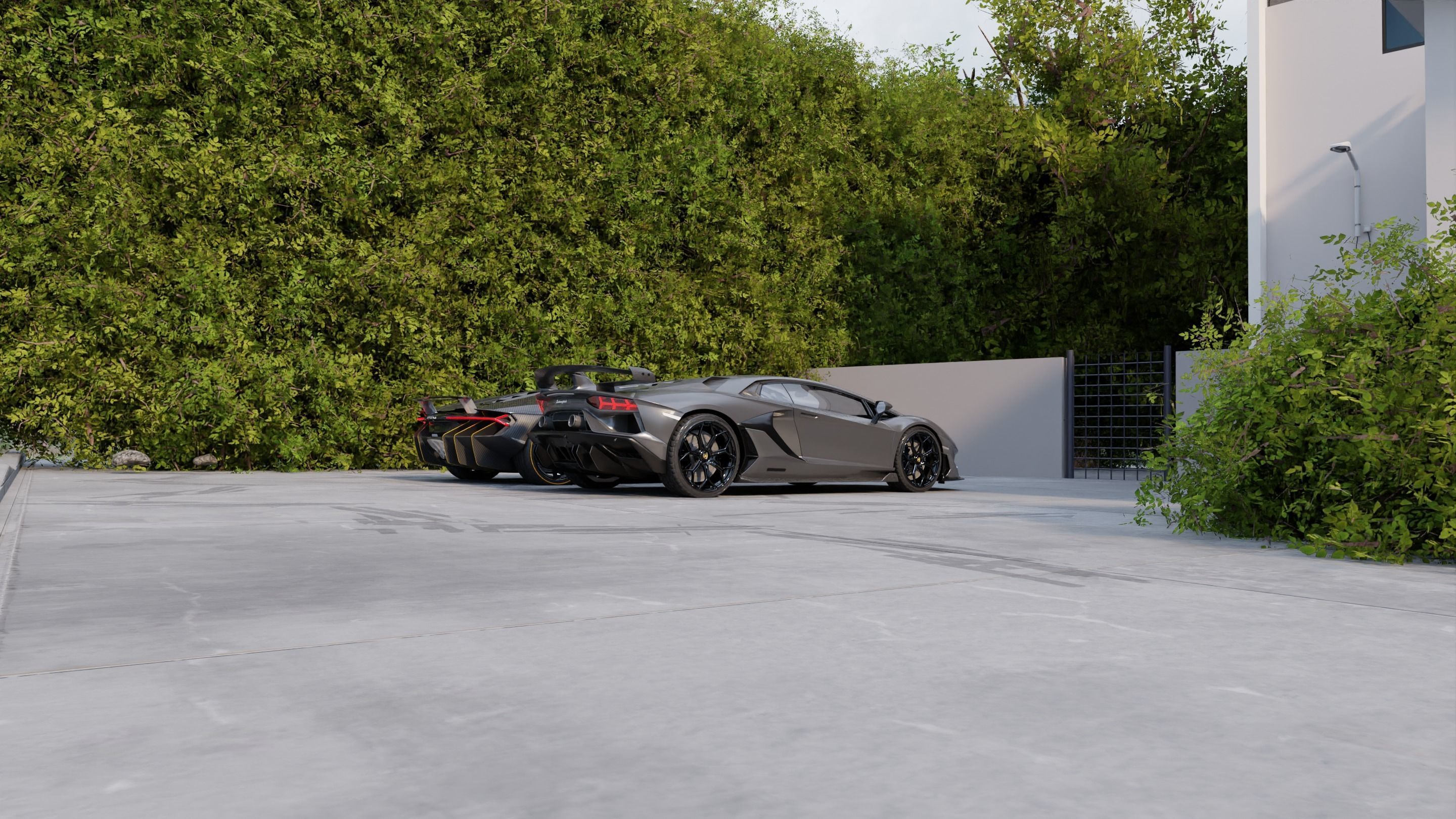 Luxury Automotive Render Scene 3D Blender File Textured And FBX 3D ...