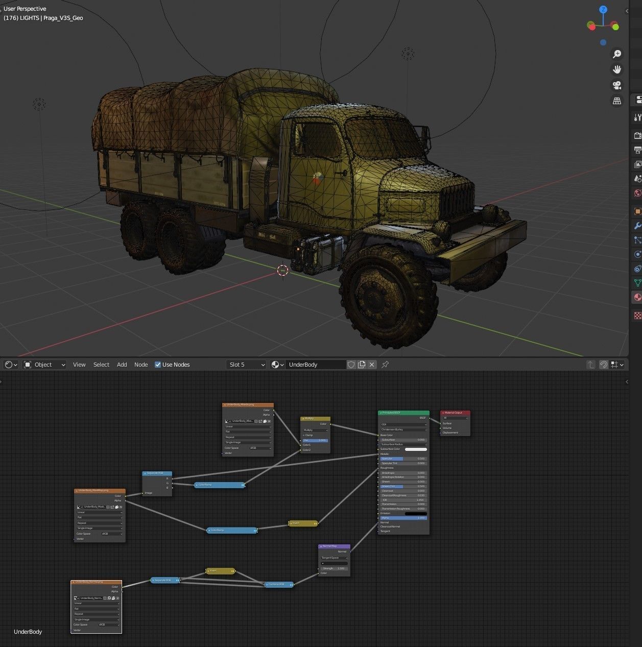 Game Ready Praga V3S 3D model | CGTrader