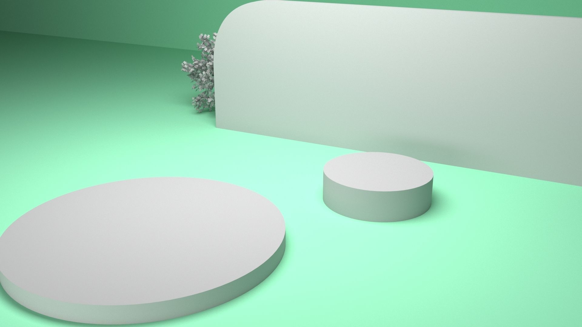 Minimalist product stand 3D model | CGTrader