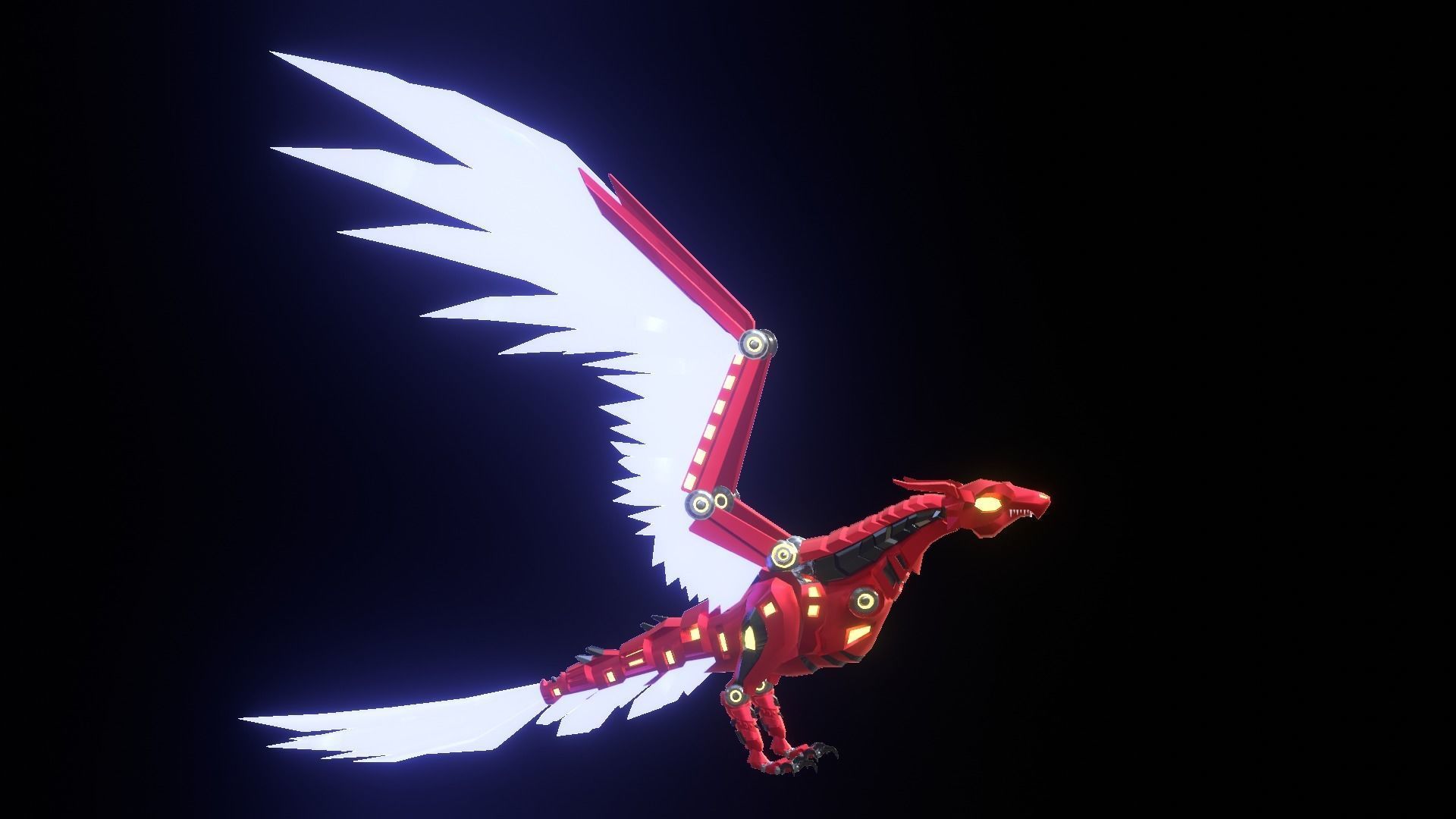 3D model Cyberpunk Phoenix VR / AR / low-poly | CGTrader