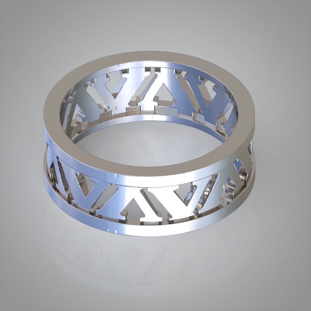 Diamond ring 0499 3D printable model 3D model 3D printable | CGTrader