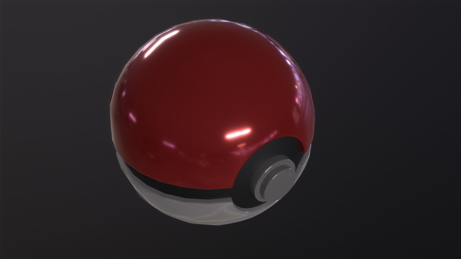 3D model Realistic pokeball 3D Model VR / AR / low-poly | CGTrader