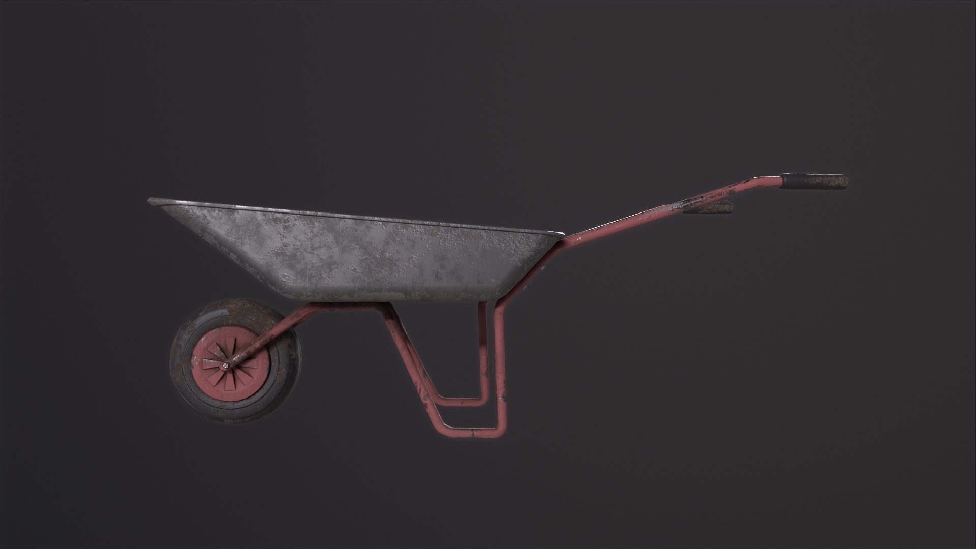 3D model Wheelbarrow 3D Moedel VR / AR / low-poly | CGTrader