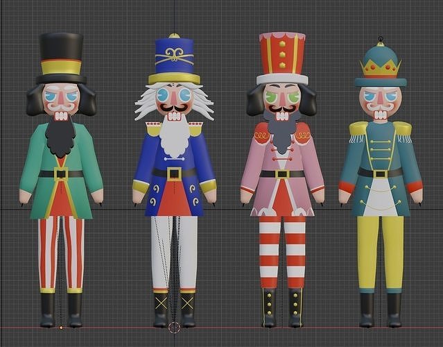 3D model Nutcracker VR / AR / low-poly | CGTrader