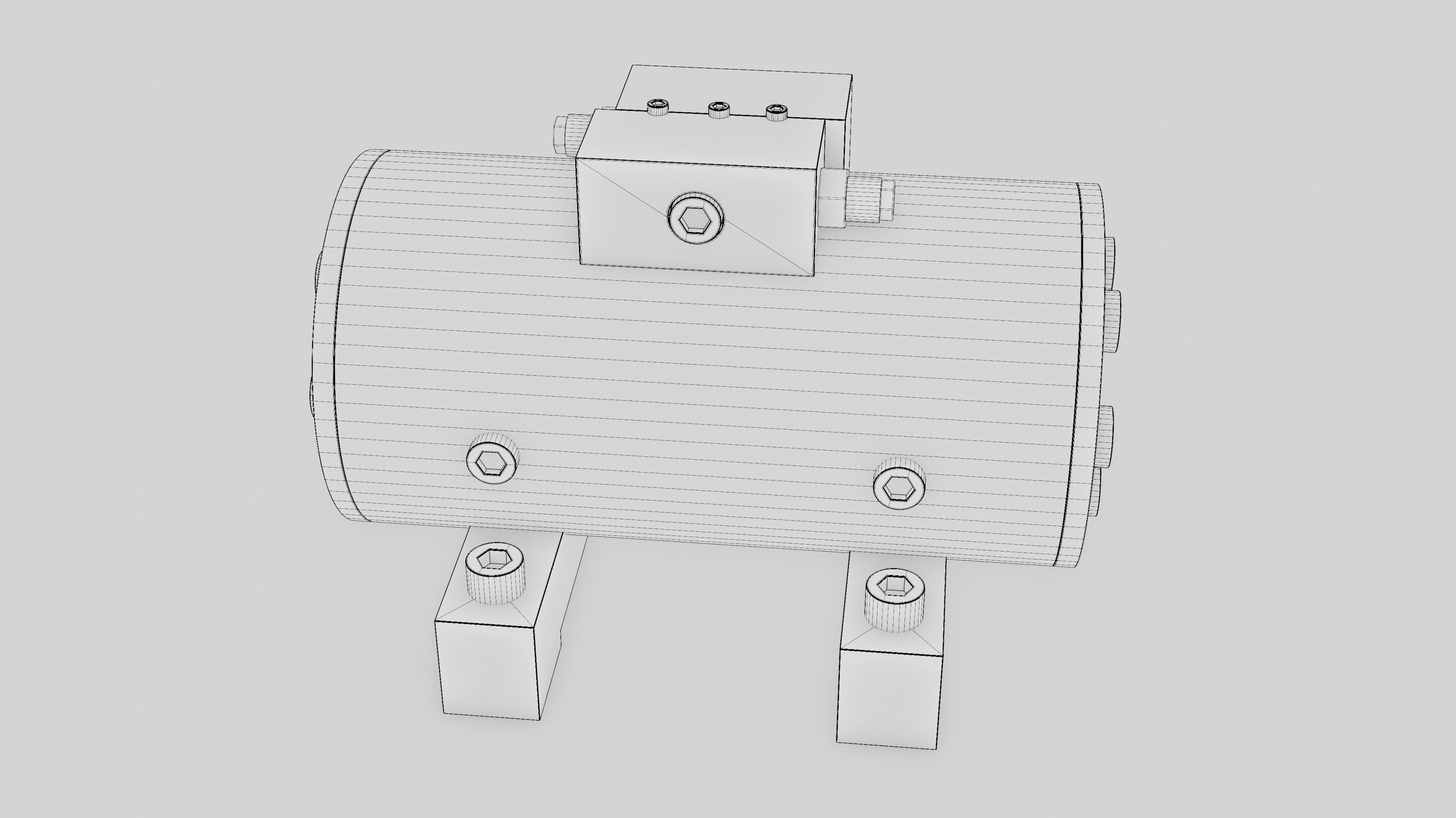 Rotary Actuator free 3D model | CGTrader