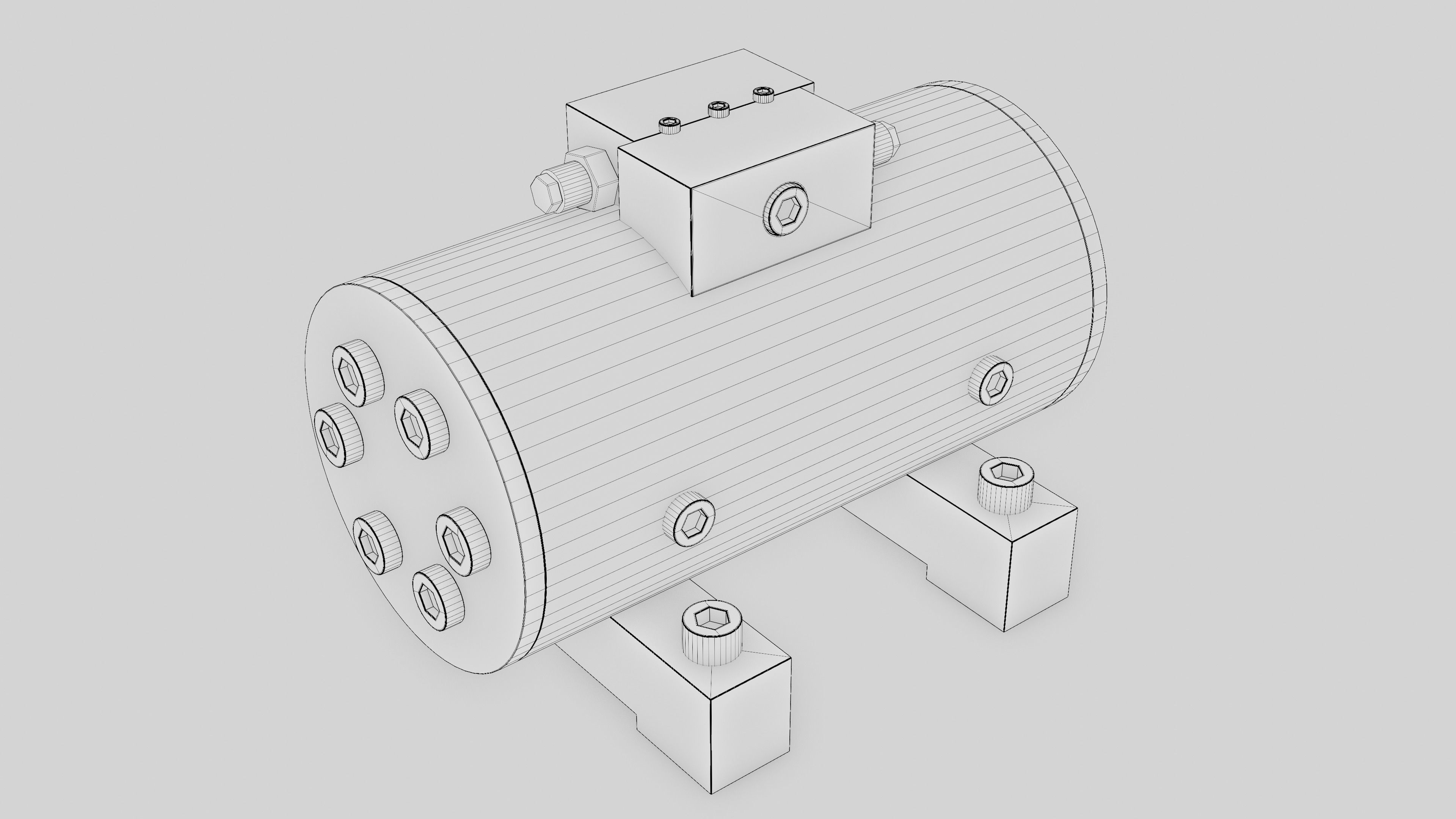 Rotary Actuator free 3D model | CGTrader