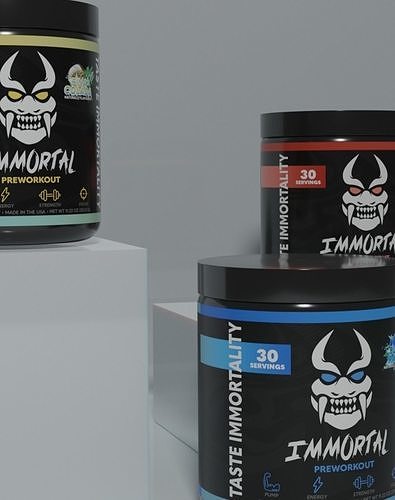 supplement tub 3D model | CGTrader