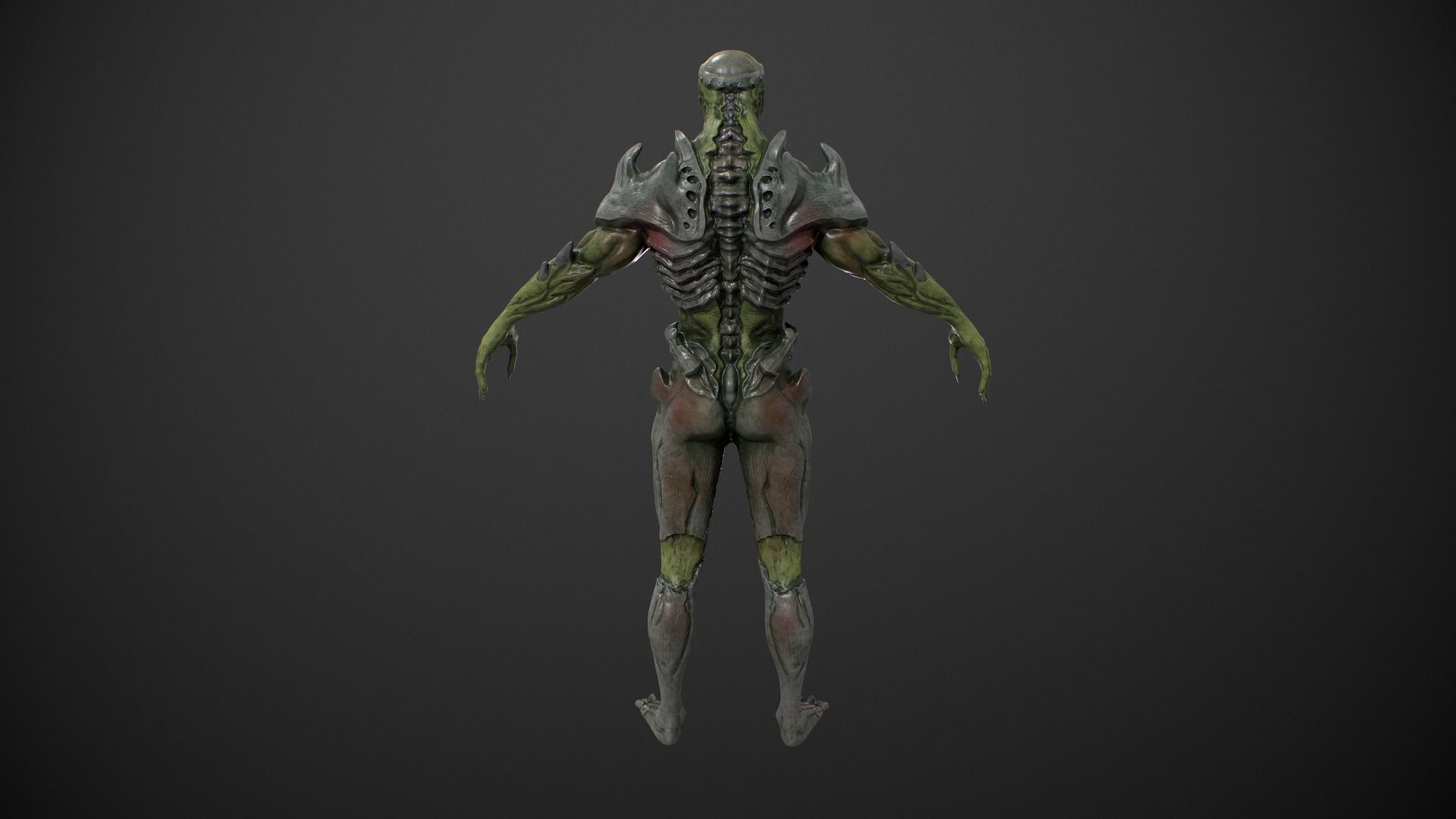 3D model Mutant 2 Humanoid Monster VR / AR / low-poly | CGTrader