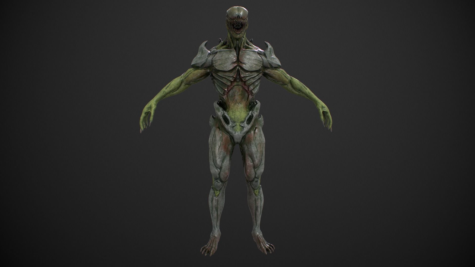 3D model Mutant 2 Humanoid Monster VR / AR / low-poly | CGTrader