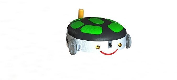 Turtle Line Robot 3D model | CGTrader