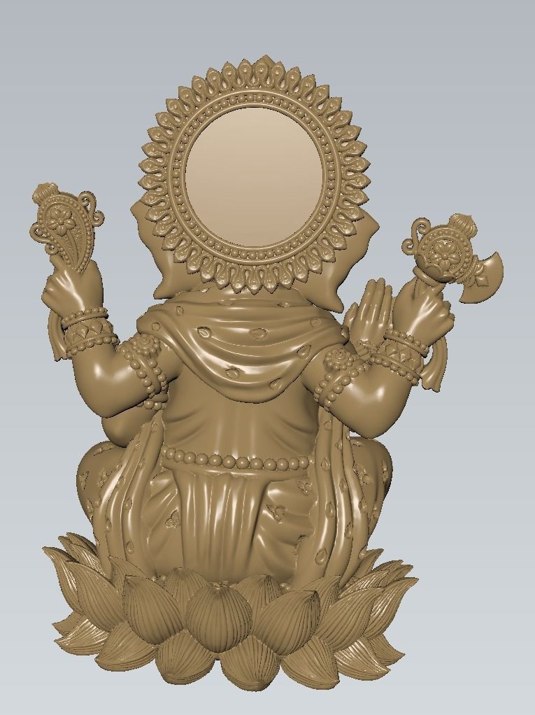 Ganesh god 3D model 3D printable | CGTrader