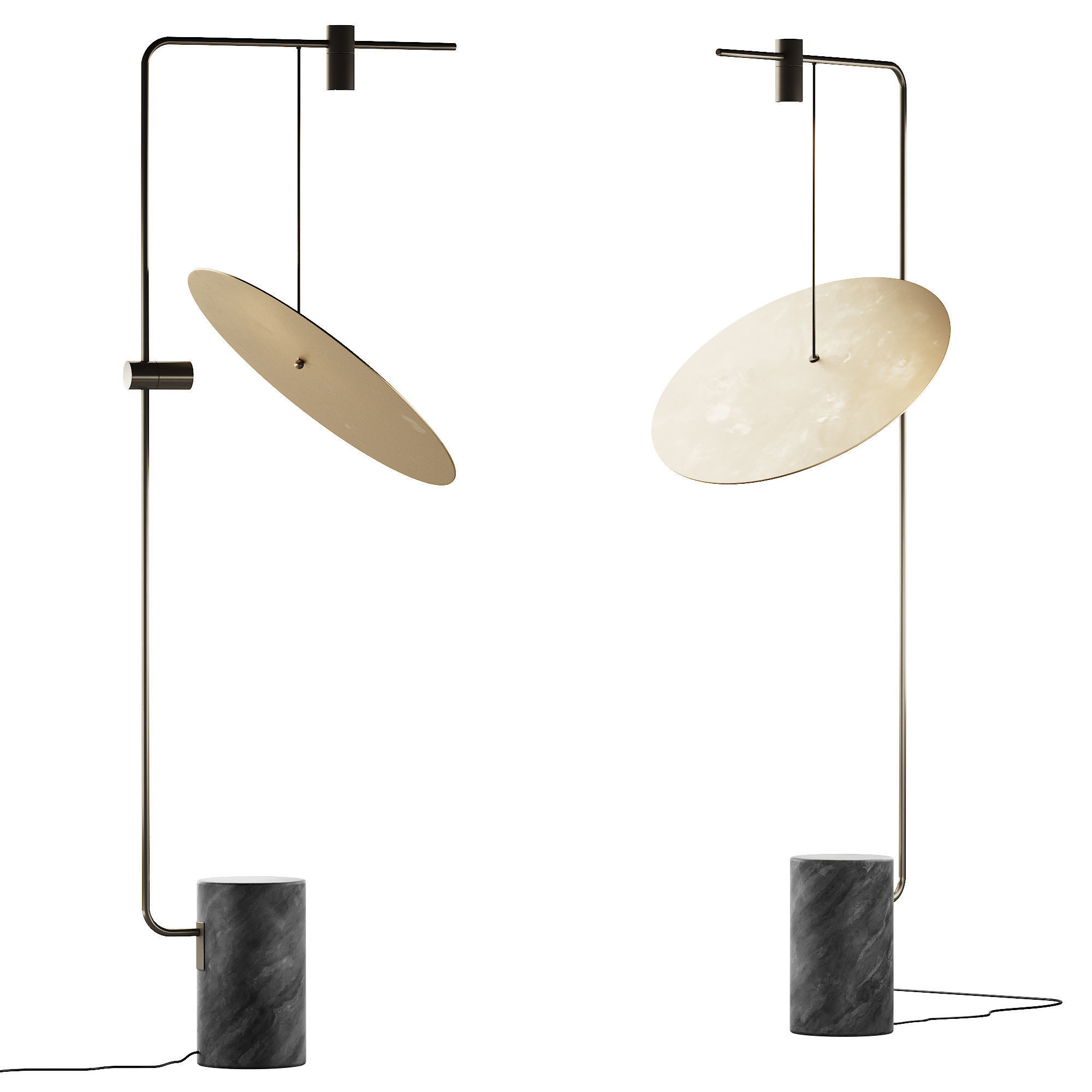374 lighting fixtures 30 The Moon Floor Lamp by 101 Copenhagen 3D model ...