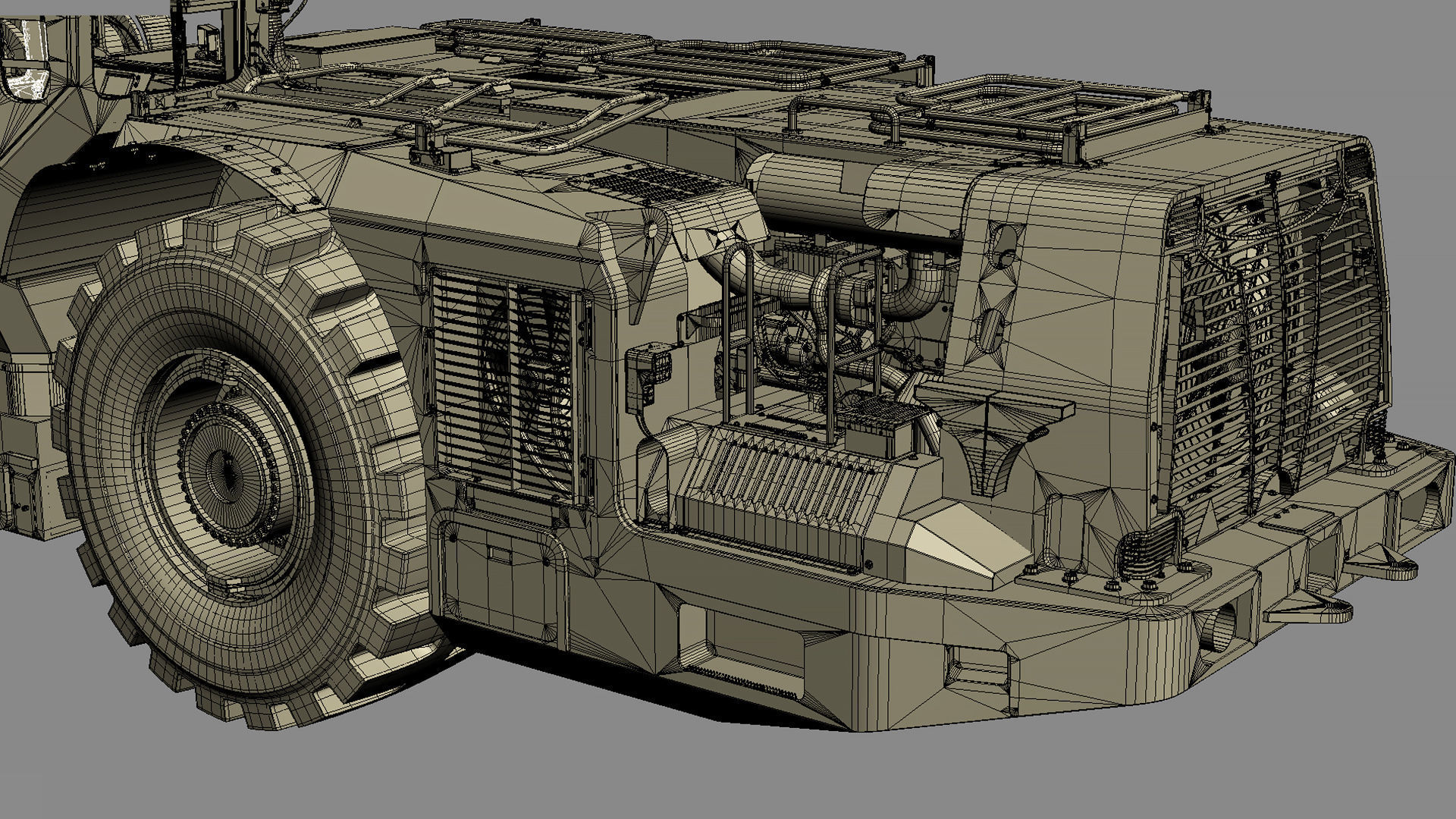 Underground Mining Loader LH621i 3D model | CGTrader