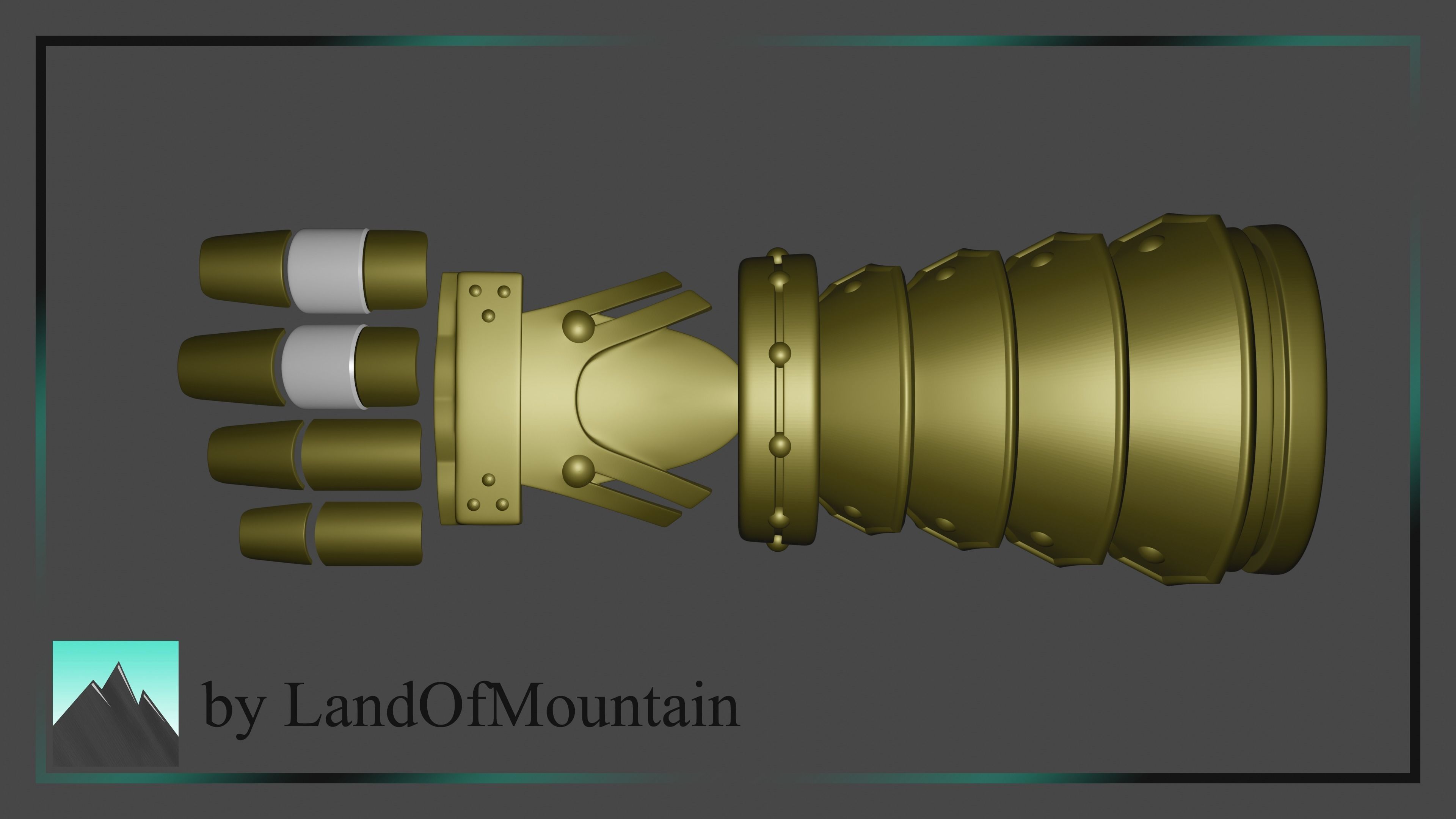 Final Fantasy X - Tidus Hand Armor Set 3D model 3D printable | CGTrader