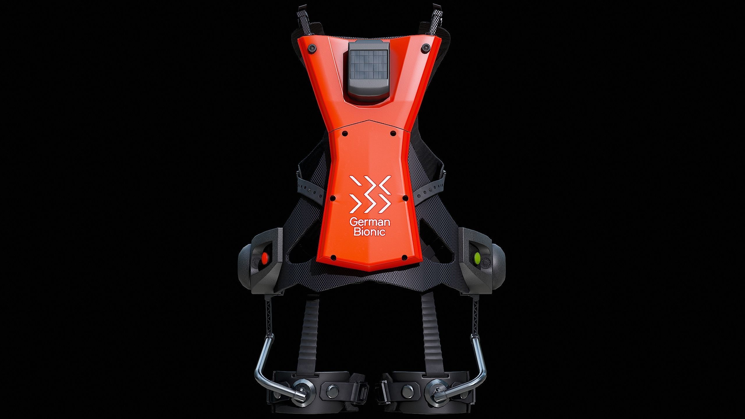 3D model Exoskeleton German Bionic Cray-X Red 2023 - PBR VR / AR / low ...