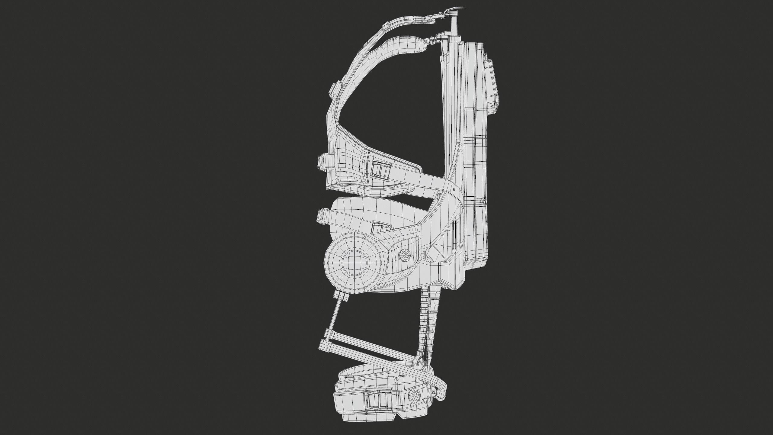 3D model Exoskeleton German Bionic Cray-X Yellow 2023 - PBR VR / AR ...