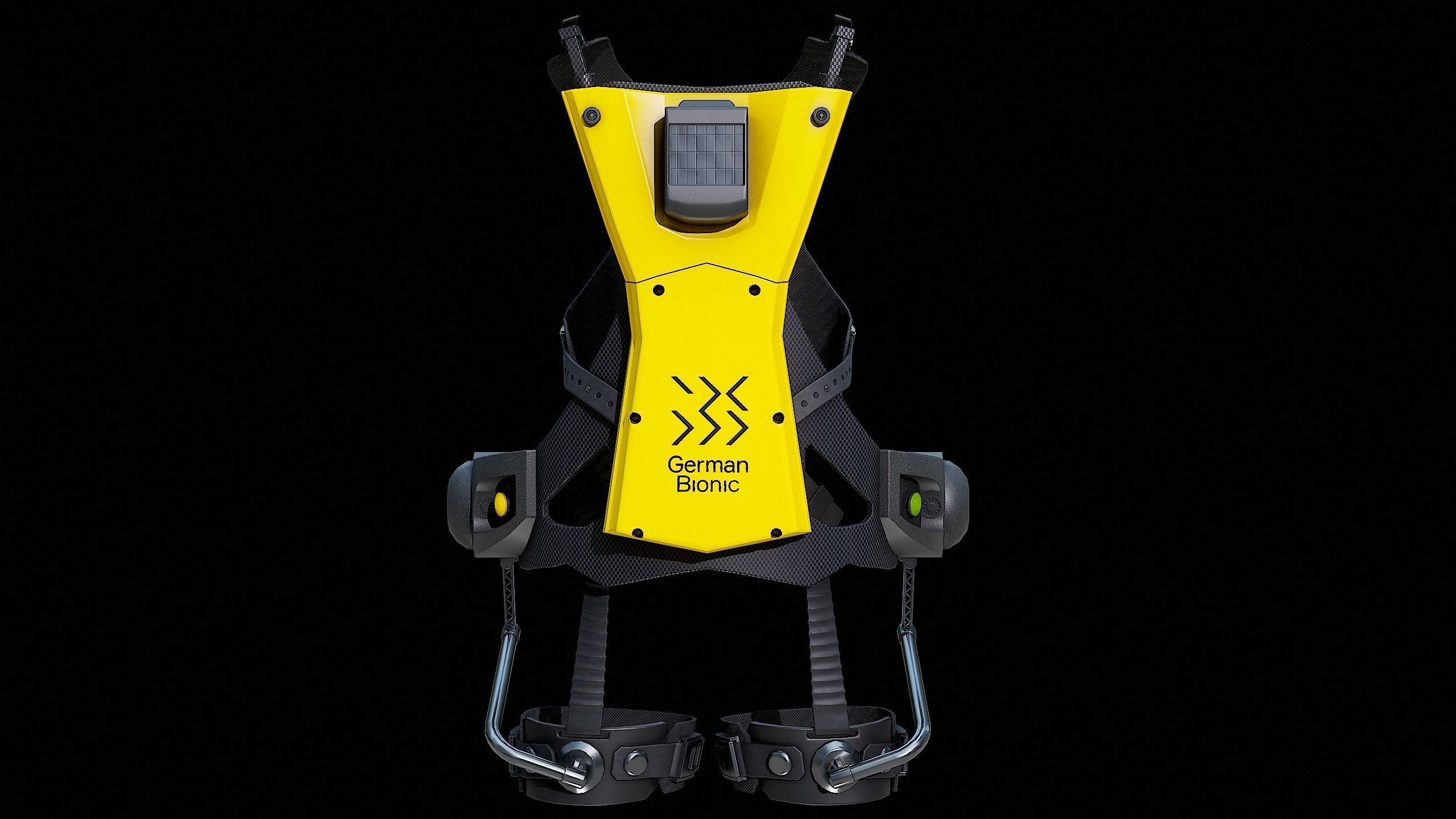 3D model Exoskeleton German Bionic Cray-X Yellow 2023 - PBR VR / AR ...