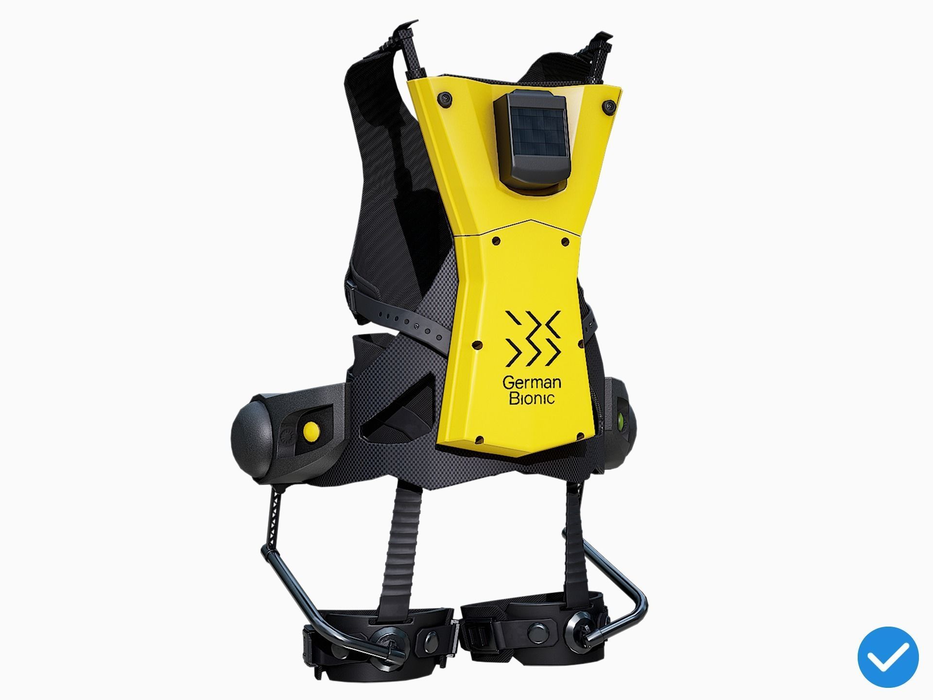 3D model Exoskeleton German Bionic Cray-X Yellow 2023 - PBR VR / AR ...