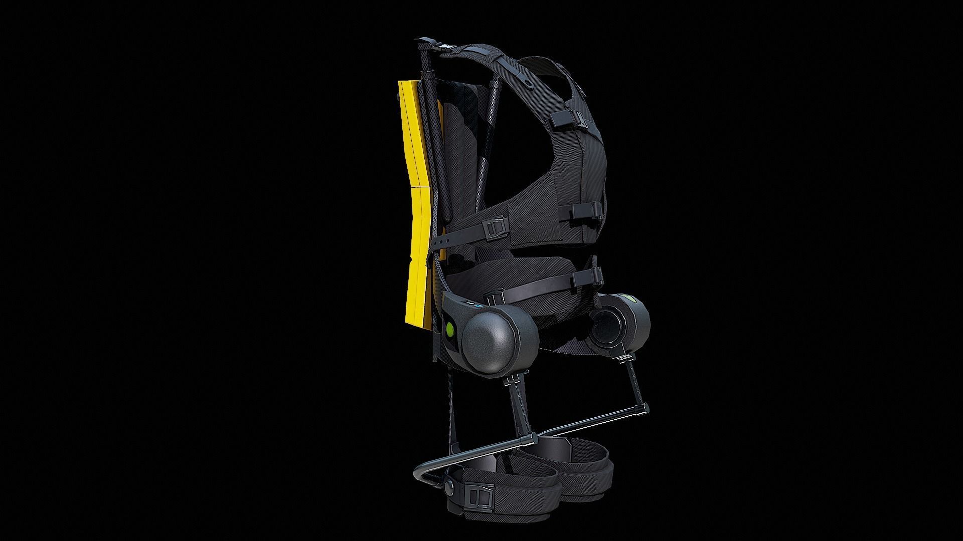 3D model Exoskeleton German Bionic Cray-X Yellow 2023 - PBR VR / AR ...