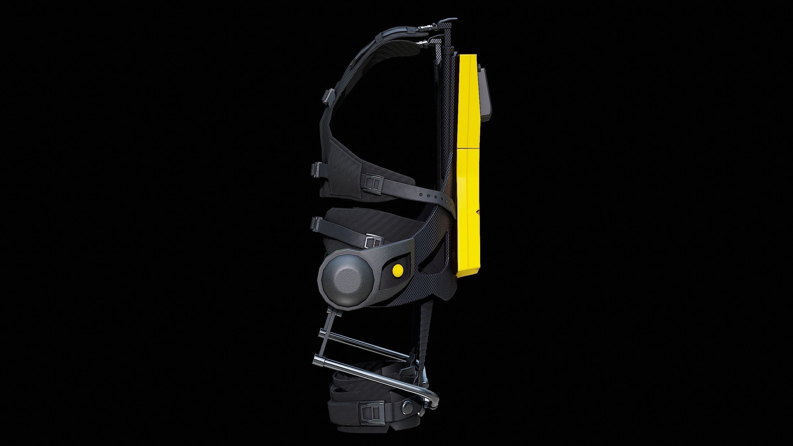 3D model Exoskeleton German Bionic Cray-X Yellow 2023 - PBR VR / AR ...