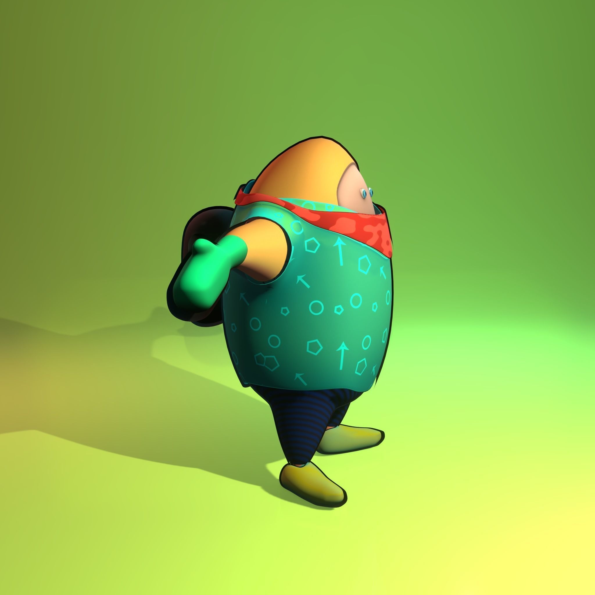 3D model Toon Style 3D Character VR / AR / low-poly | CGTrader