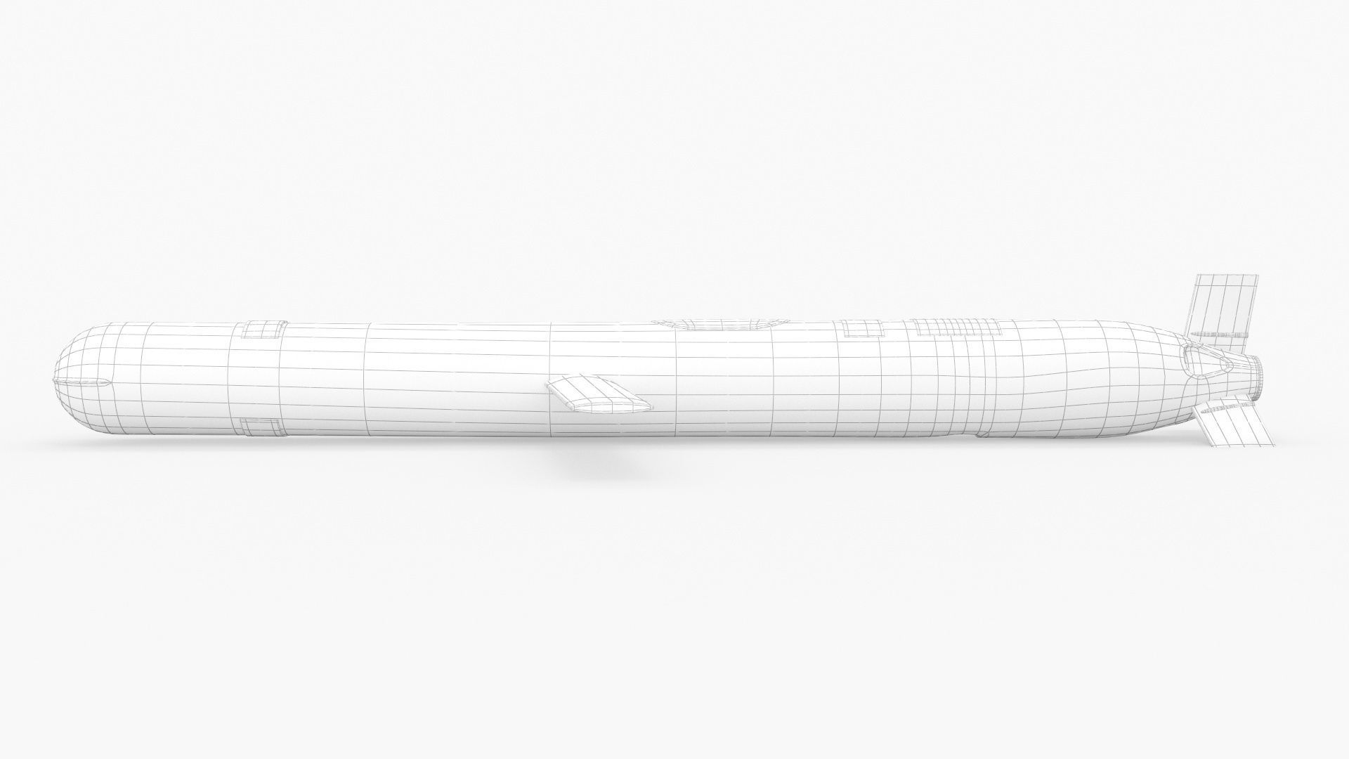 Tomahawk Land Attack Cruise Missile 3D model | CGTrader