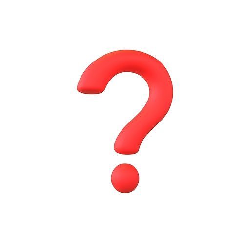 3D model Question Mark Symbol V1 001 VR / AR / low-poly | CGTrader