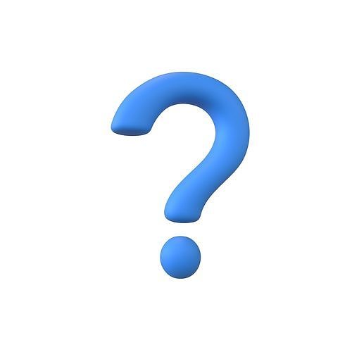 3D model Question Mark Symbol V1 002 VR / AR / low-poly | CGTrader