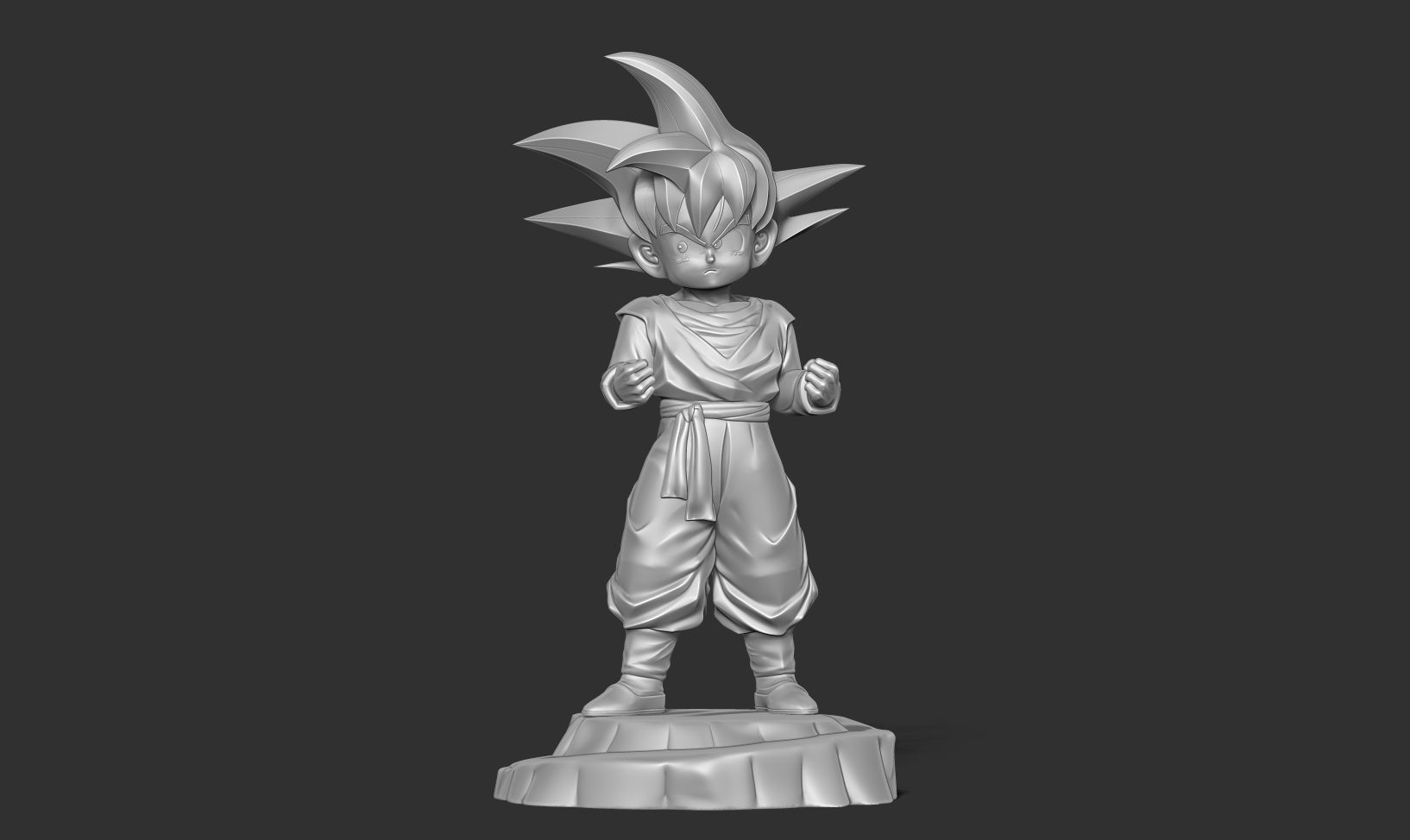 Son Goten - Dragon Ball Fanart 3D model 3D printable | CGTrader