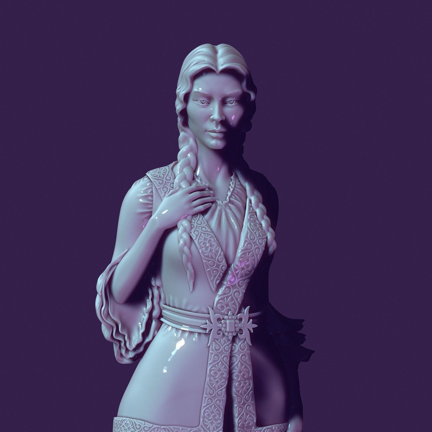 Girl NOMAD for casting 3D model 3D printable | CGTrader