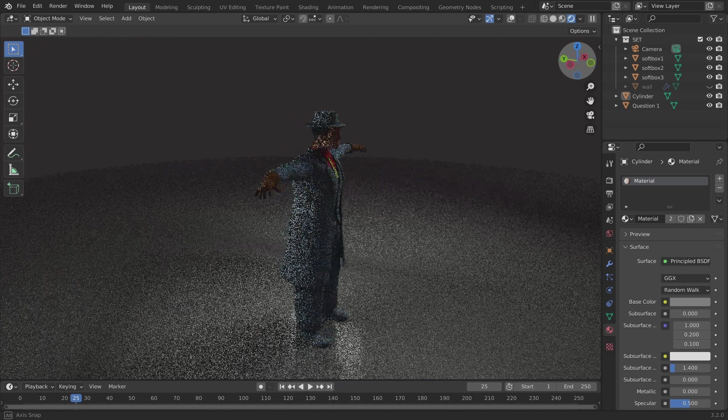 3D model The Question superhero 2 versions VR / AR / low-poly | CGTrader