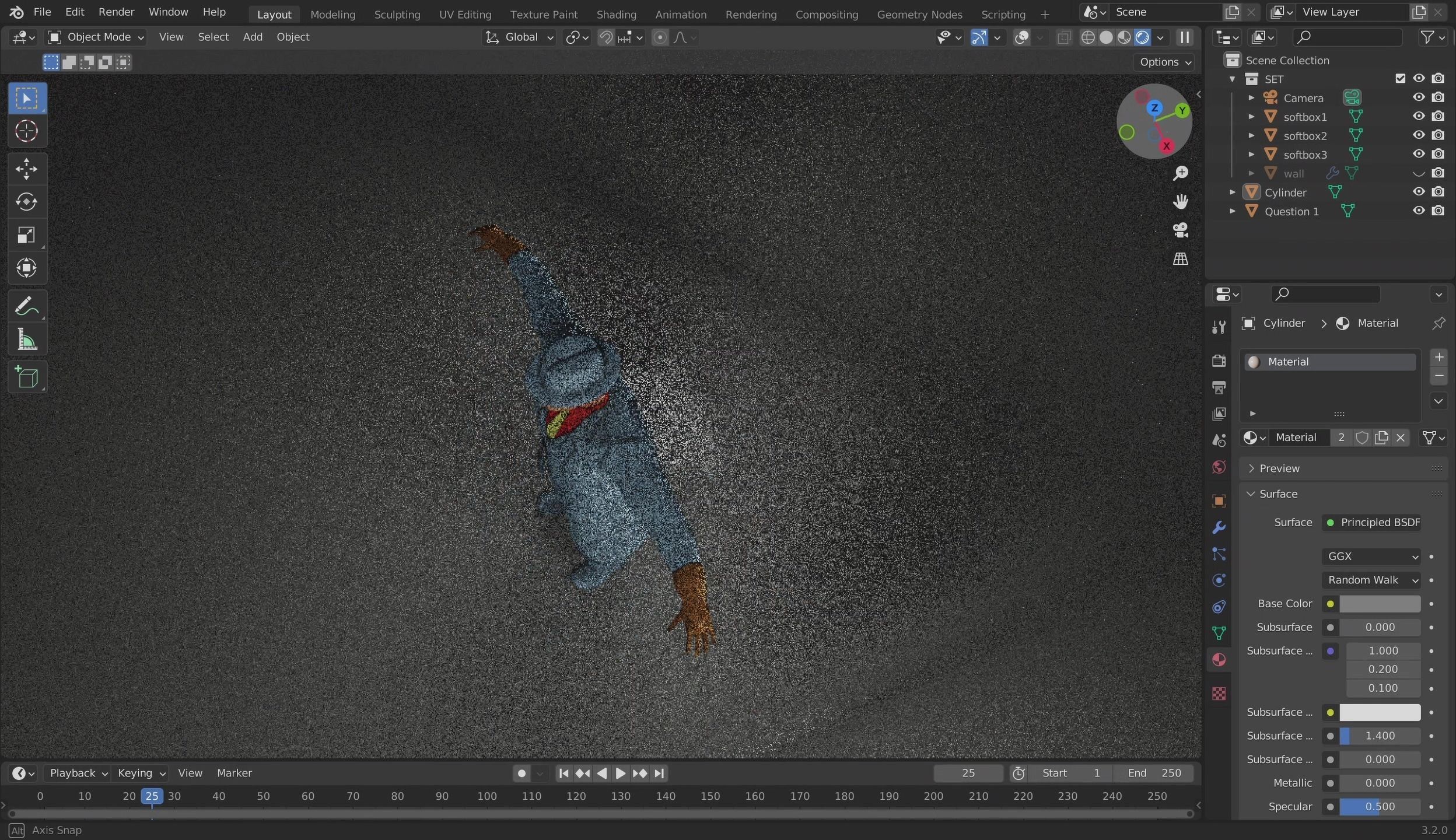 3D model The Question superhero 2 versions VR / AR / low-poly | CGTrader