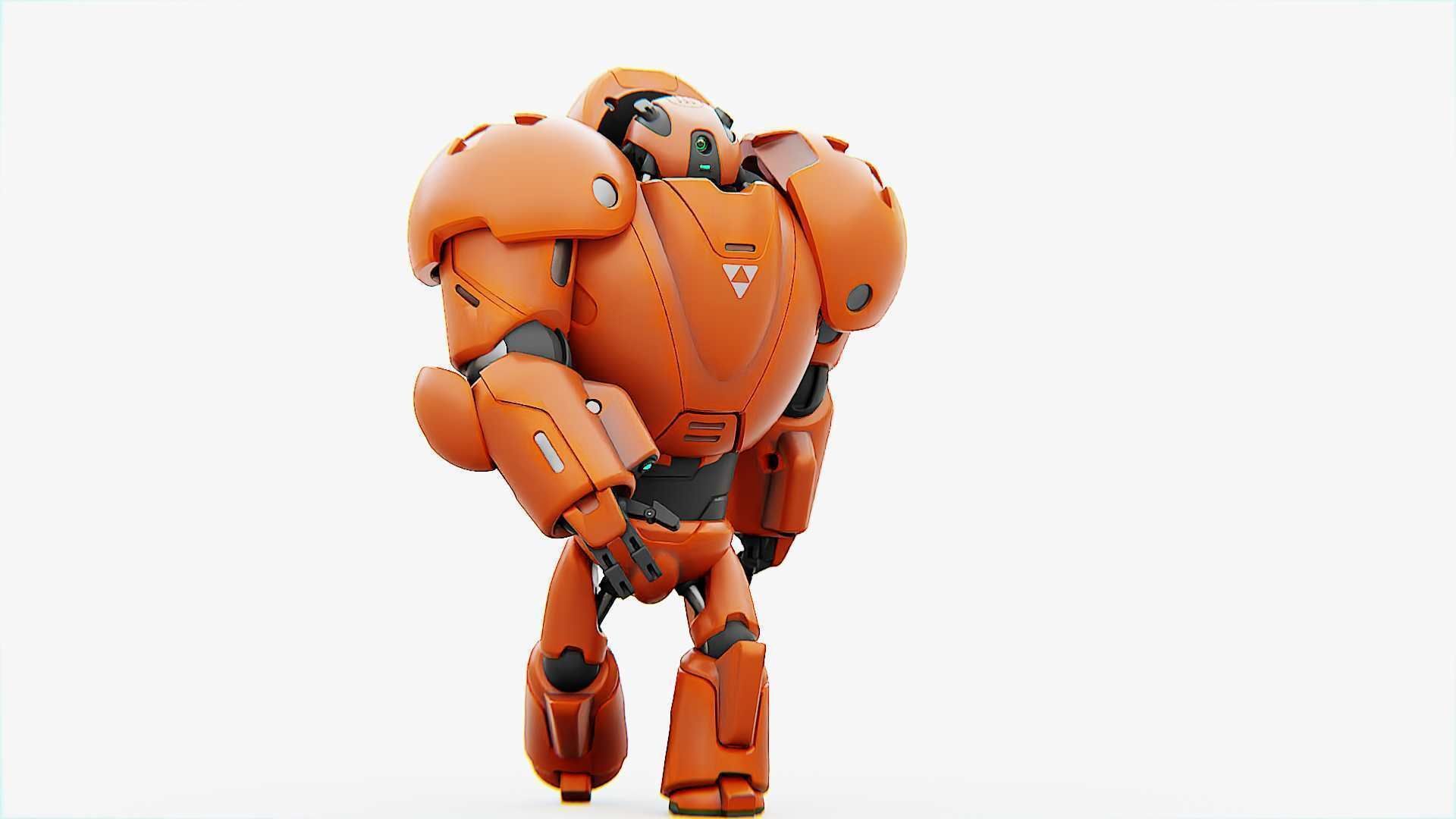 COMBAT DROID M-3000 RIGGED 3D model rigged | CGTrader