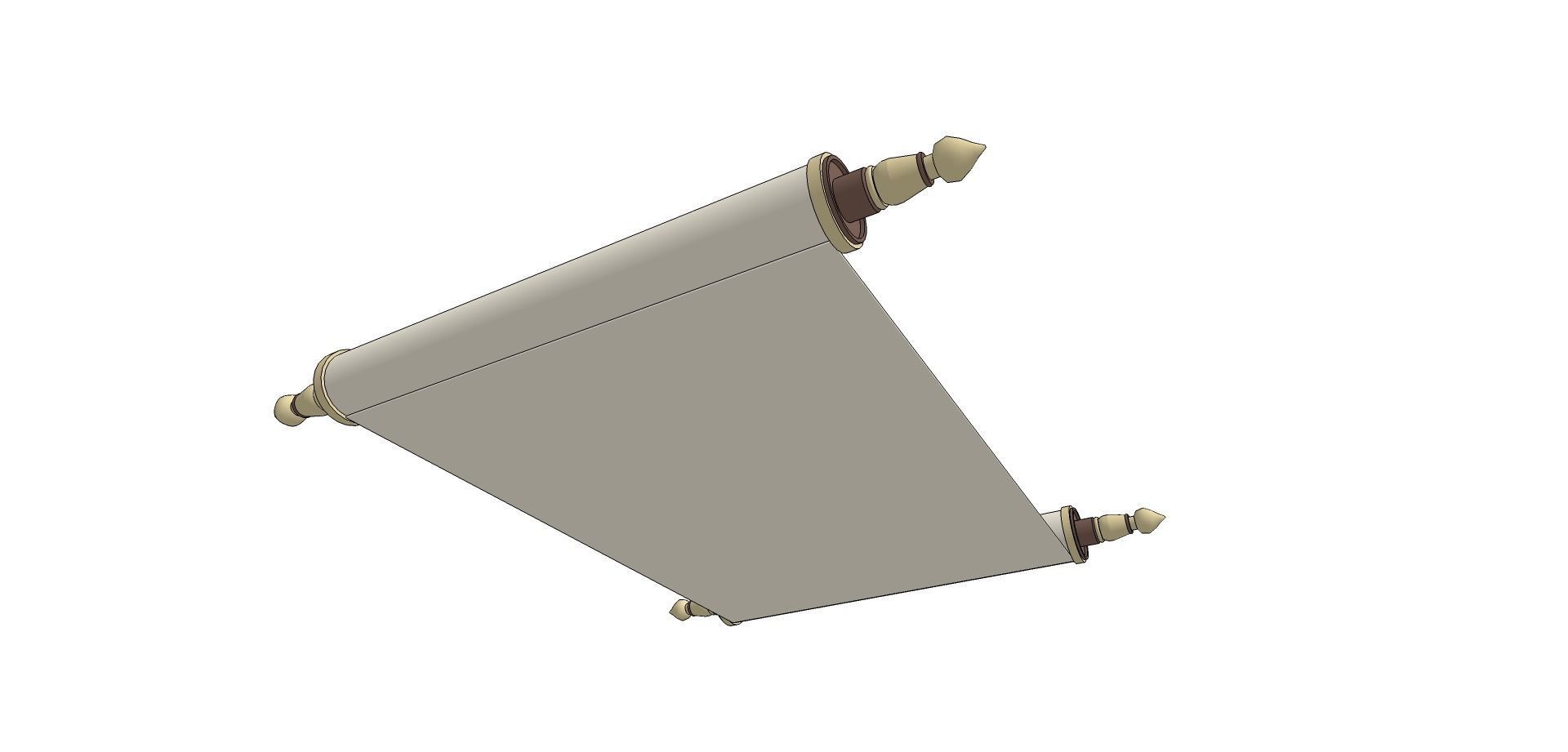 parchment order form 3D model | CGTrader