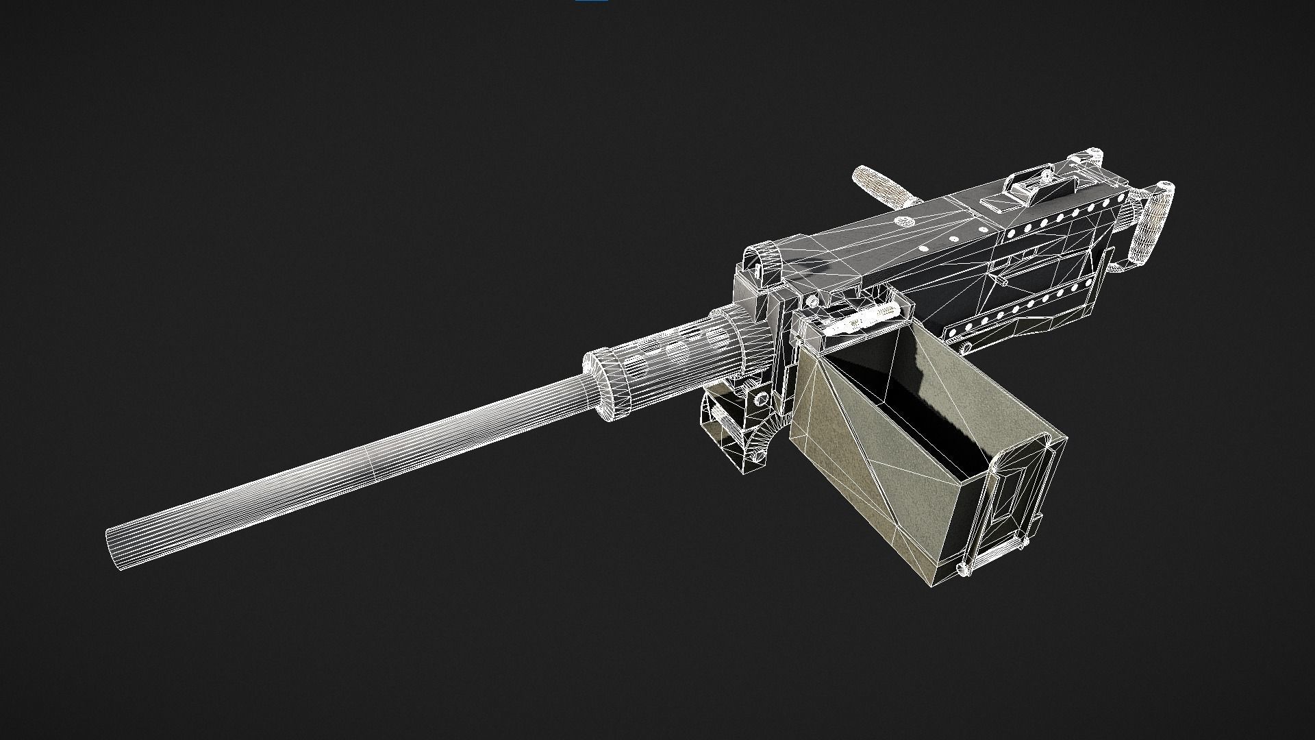 3D model MG Browning VR / AR / low-poly | CGTrader