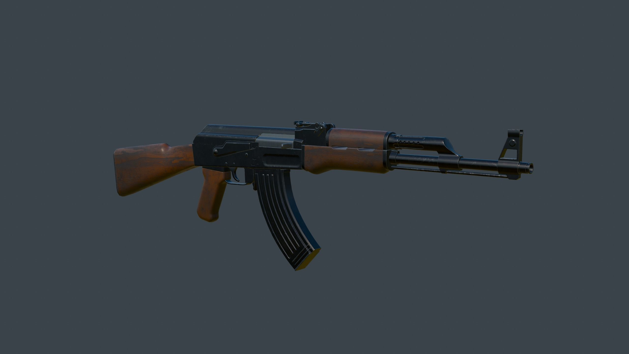 3D model AK-47 Rifle VR / AR / low-poly | CGTrader