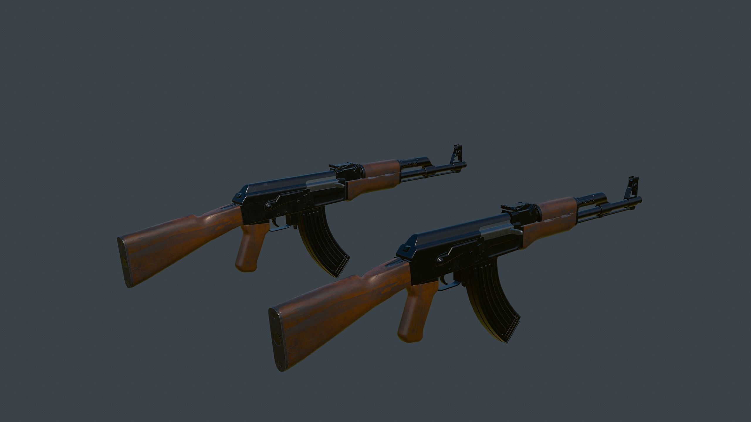3D model AK-47 Rifle VR / AR / low-poly | CGTrader