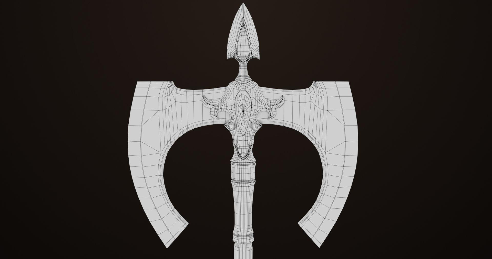 3D Model Collection 3 Medieval Battle Axes All PBR Unity UE Textures ...