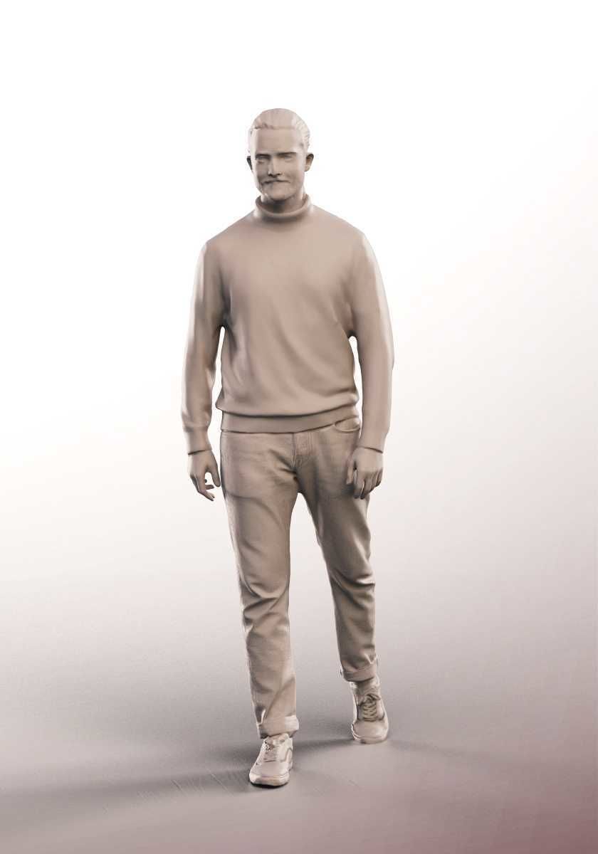 3D model Jorge 12797 - Walking Young Man VR / AR / low-poly | CGTrader