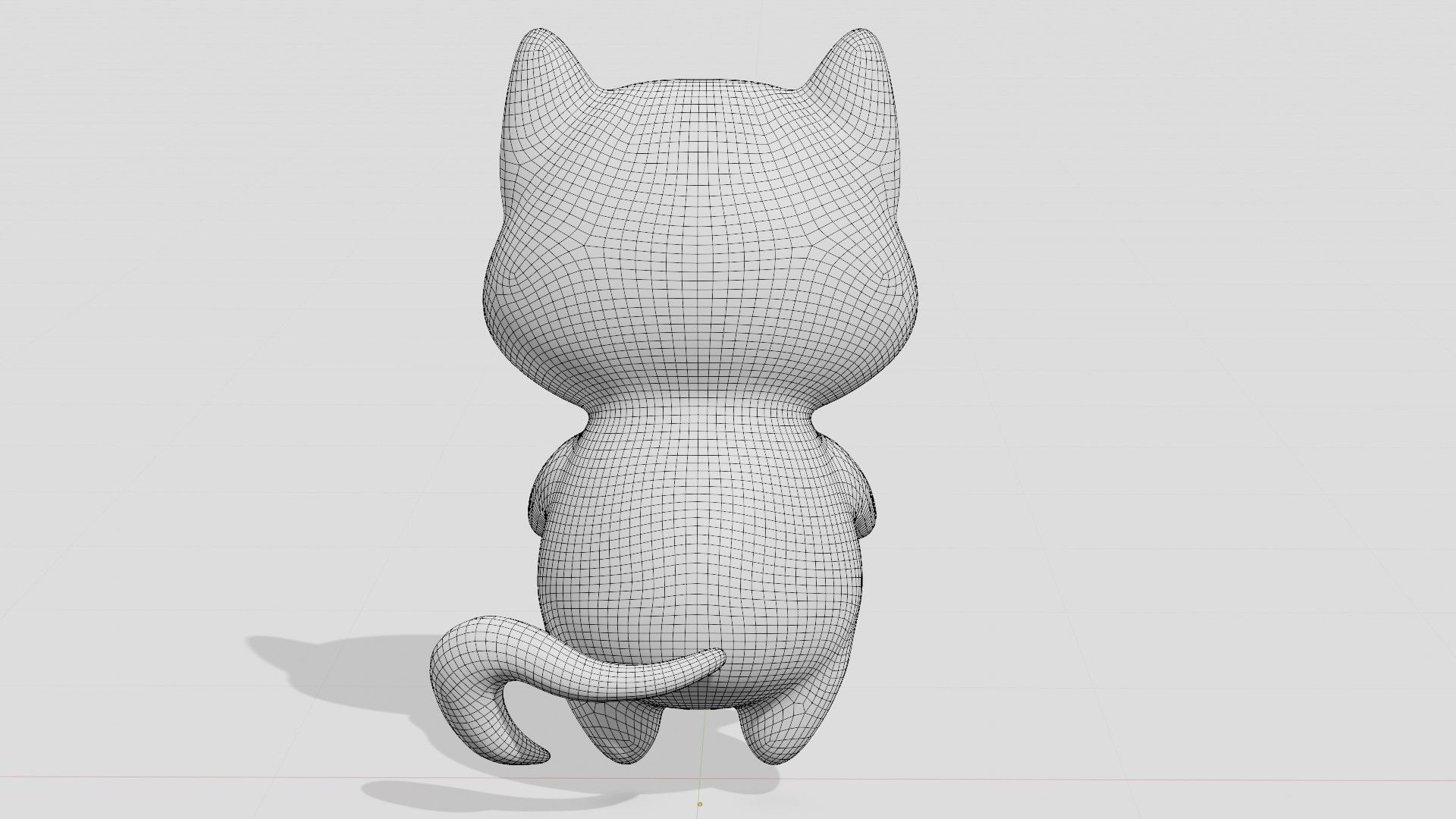 Cute little gray wolf 3D model | CGTrader