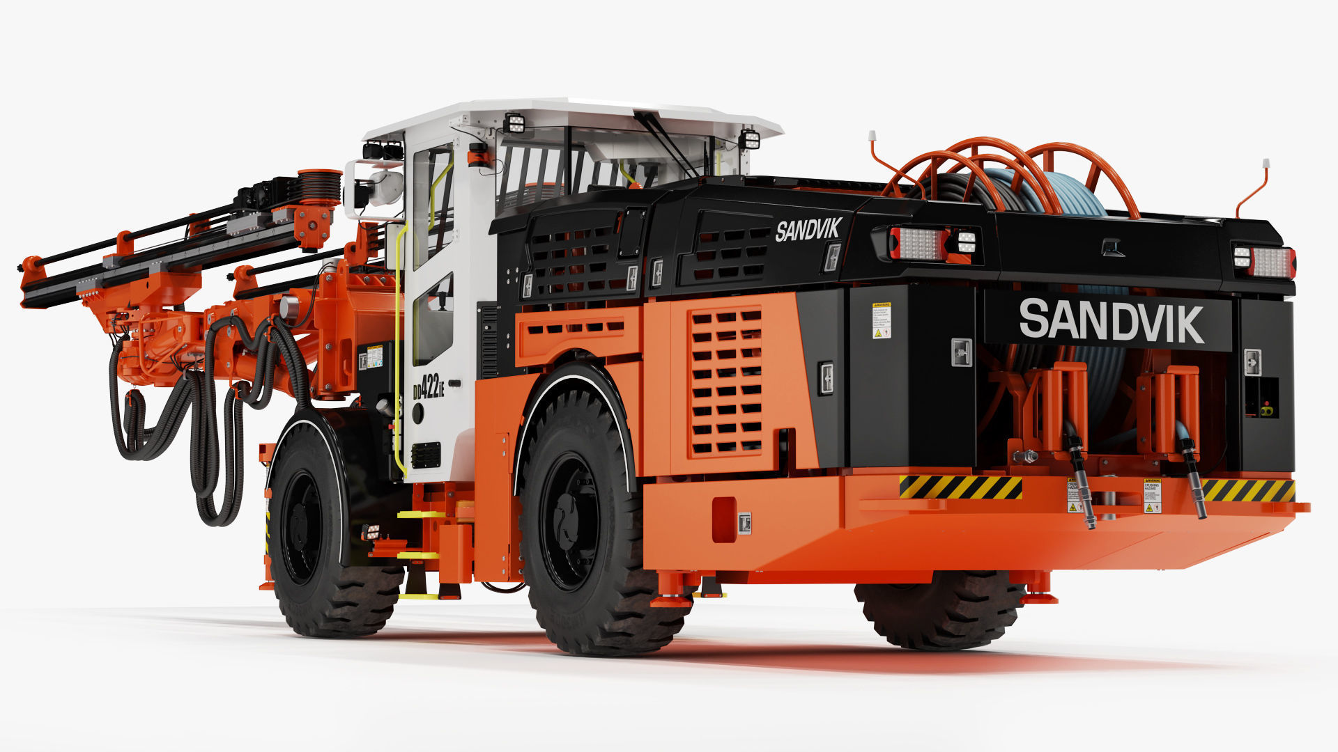 Underground Mining Drill Rigs DD422iE 3D model | CGTrader
