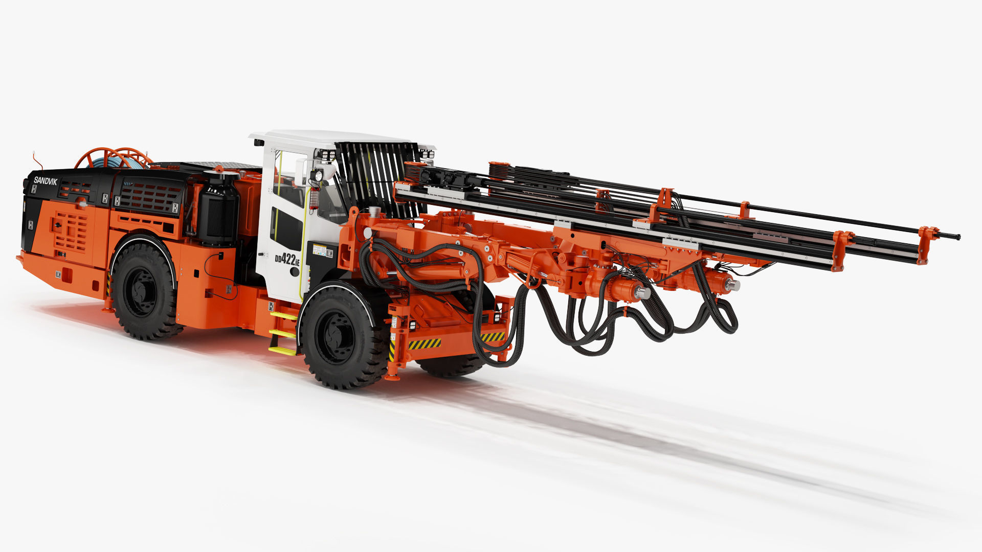 Underground Mining Drill Rigs DD422iE 3D model | CGTrader