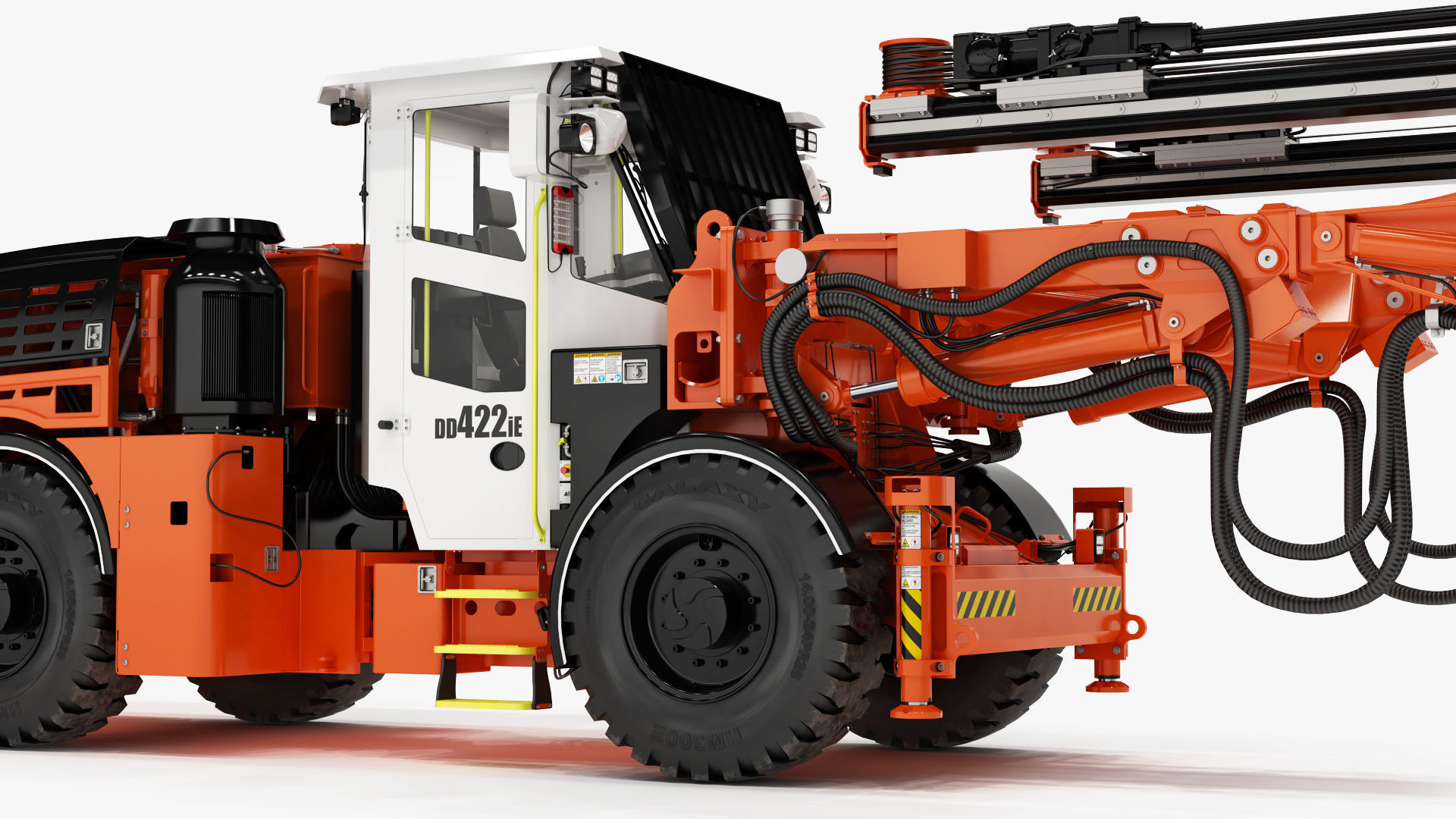 Underground Mining Drill Rigs DD422iE 3D model | CGTrader
