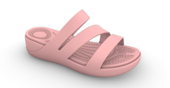 Female Sandal 3D model 3D printable | CGTrader