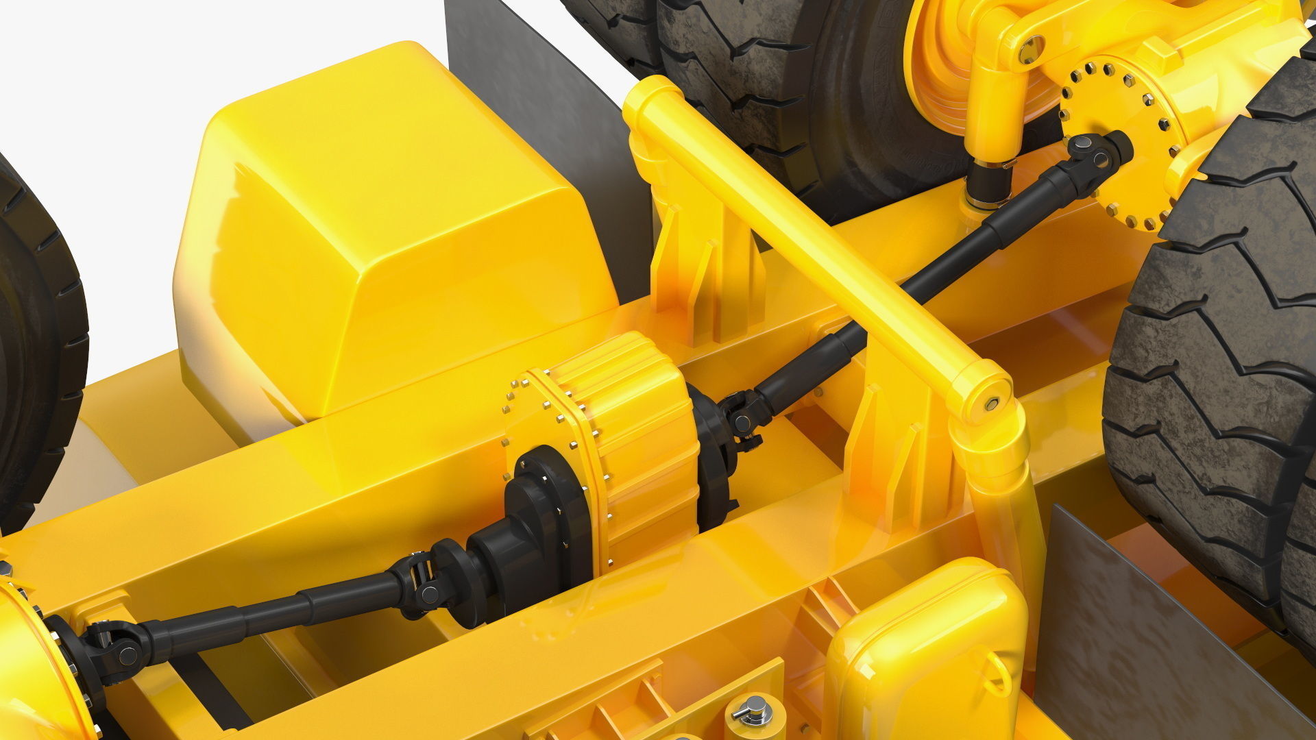 CAT 775 Water Truck 3D model | CGTrader