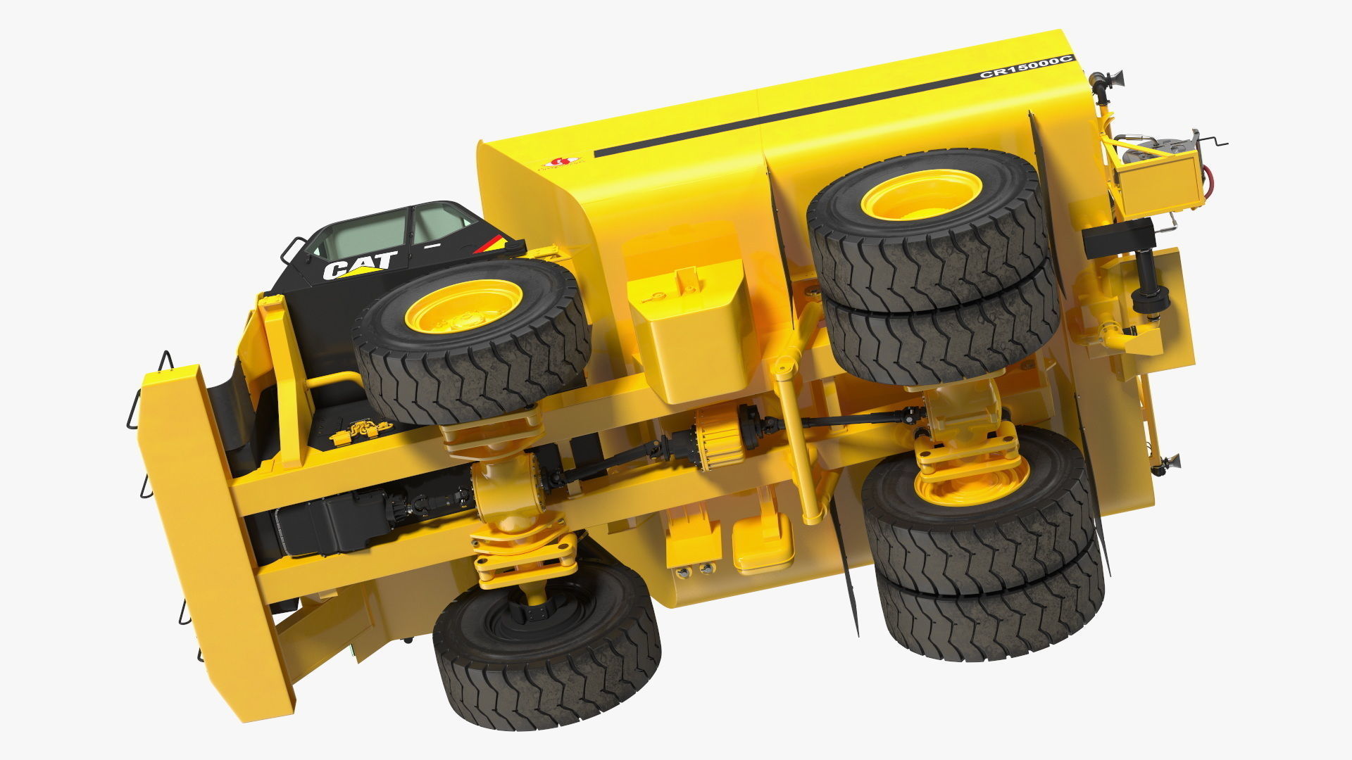 CAT 775 Water Truck 3D model | CGTrader