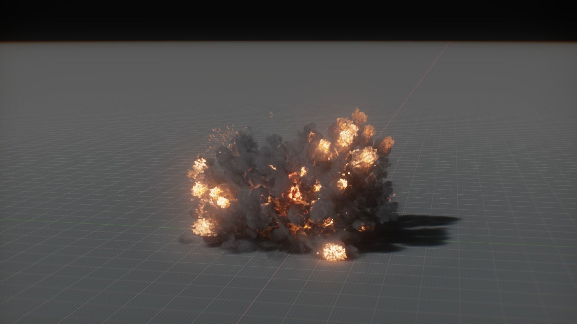 Artillery Grenade Explosion Animation 3D 3D model animated | CGTrader